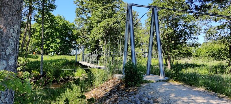 rippsild üle Altja jõe - Terviseviis